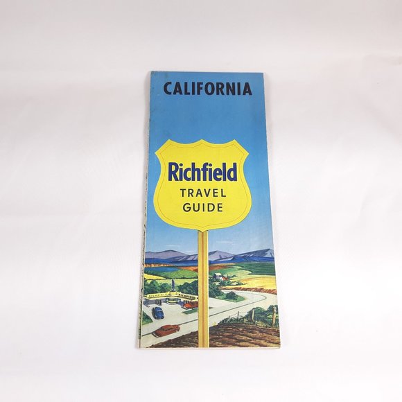 Other | California Richfield Travel Guide Map Vintage Road Map | Poshmark